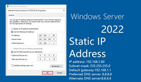 Configure Static Ip Address On Windows Server 2022 Information Technology