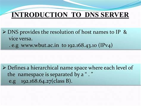 DNS Server Configuration PPTX