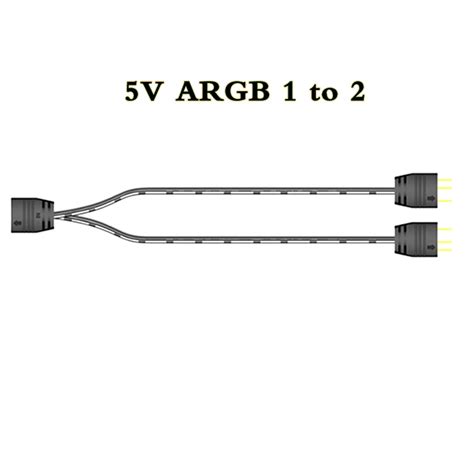 COOLMOON AR 1 RGB Controller Cable 5V 3 Pin 3pin To SATA ARGB Mini