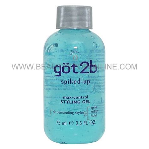 Got2b Spiked Up Max Control Styling Gel 25 Oz Beauty Stop Online