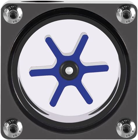 Flow Meter Indicator 6 Impeller 3 Ways Flow Meter Indicator For PC Water Cooling System G1 4