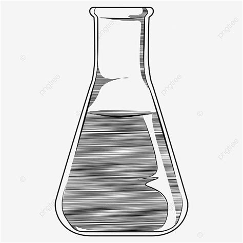 Erlenmeyer Flask Drawing