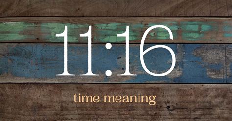 1116 Angel Number Meaning