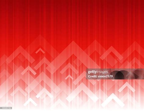 Red Color Background With Fading White Direction Arrow Pattern High Res Vector Graphic Getty