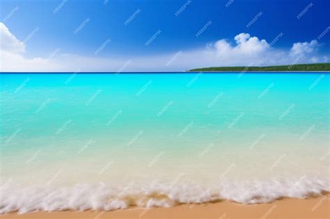Premium Photo Golden Sand With Blue Ocean Beautiful Tropical Beach