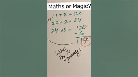 Maths Magical Trick Maths Mathshorts Mathstricks Mathsmagictricks Mathsfunnytrick