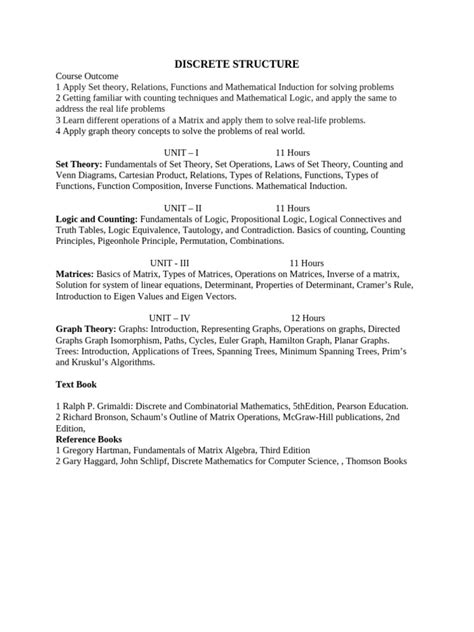 Discrete Structure Pdf