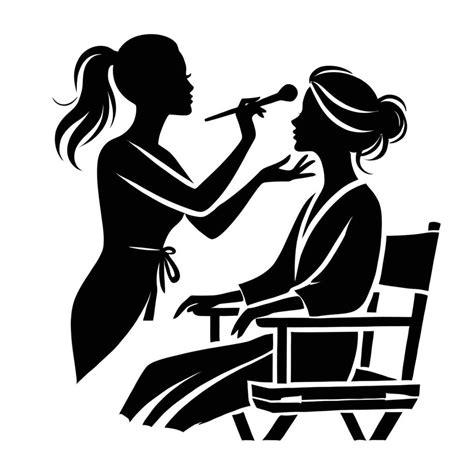 Makeup Artist Illustration 56032332 Vector Art At Vecteezy