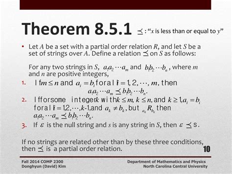 Ppt Fall 2014 Comp 2300 Discrete Structures For Computation