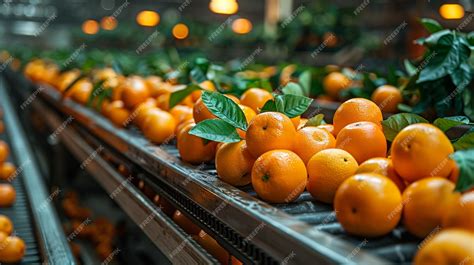 Conveyor Belts Transport Harvested Products Past An Aipowered Sorting