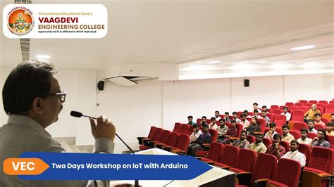 Two Days Workshop On Iot With Arduino Vaagdevi Engineering College