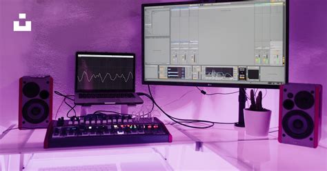 평면 화면 모니터를 켰습니다 사진 Unsplash의 무료 보통 이미지