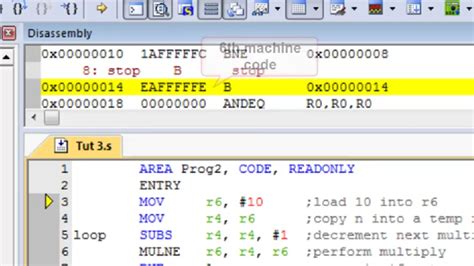 Keil Factorial Program