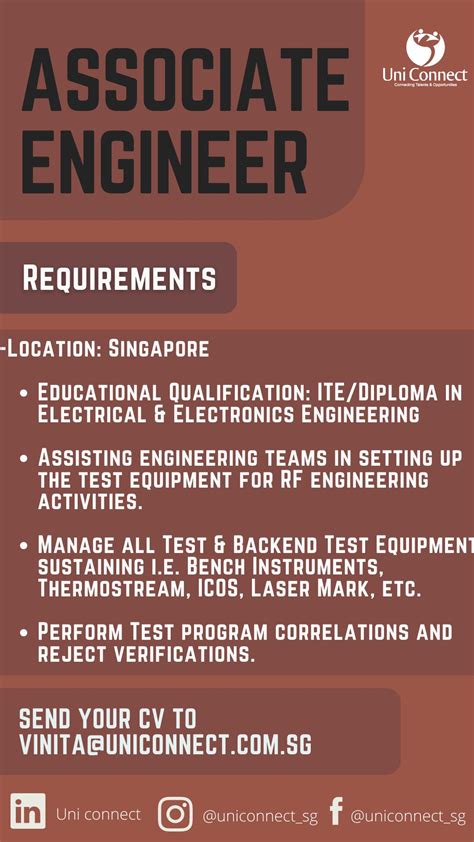 Uni Connect On Linkedin Jobalert Cv Associate Engineer Electrical