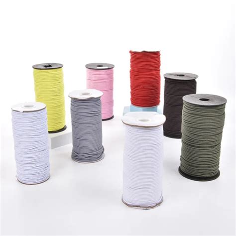 Elastic Cord String Braided Round Rubber Elastic Rope Latex Elastic Rope Rope And Cord Price