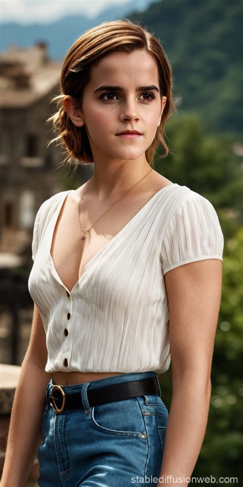 Emma Watson In Her Twenties Hyper Realistic Stable Diffusion Online