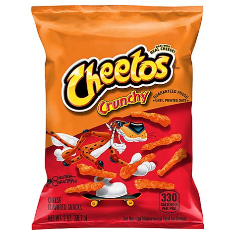 Cheetos Cheese Flavored Snacks Crunchy 2 Oz Snacks Chips And Dips