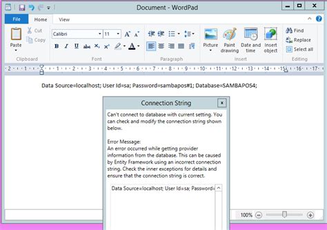 Using Ms Server Connection String Issue V5 Question Sambaclub Forum