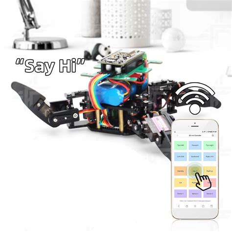 Quadruped Robot Kit Open Source Programming Robot App Remote Control Walking Crawling