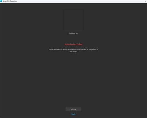Serializeinstances Failed When Uploading Animations Art Design