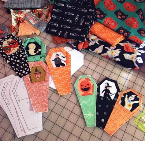 38 Quilts Coffin Pattern Ideas Quilts Halloween Quilts Halloween