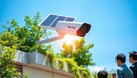 Eco Friendly Solar Surveillance Camera System