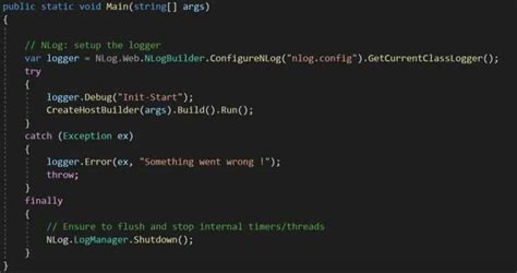Nlog Database Logging In Aspnet Core With Example Thecodebuzz