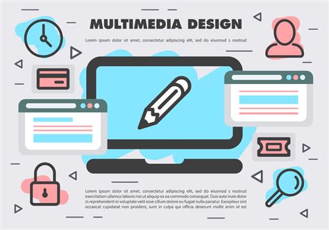 Free Vector Multimedia Design 114108 Vector Art At Vecteezy