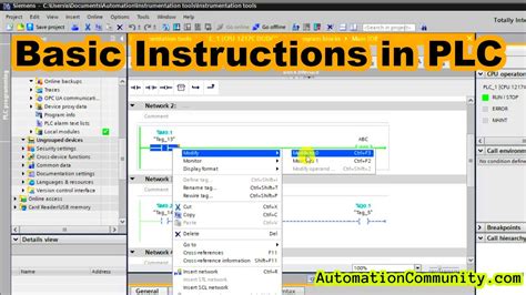 Basic Instructions In Plc Programming Jump Label Jump If Not Youtube