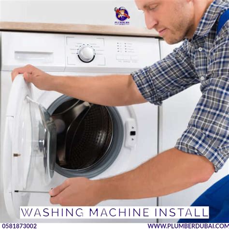 Washing Machine Install 0581873002 Plumber Dubai