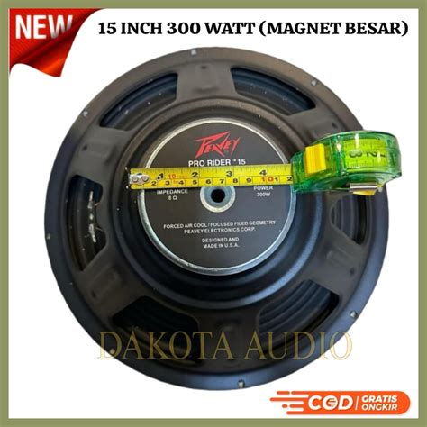 Jual Speaker Component Peavey Pro Rider 15 Inch 300 Watt W152 Magnet