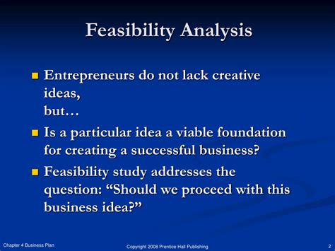 Ppt Conducting A Feasibility Analysis And Crafting A Winning Business