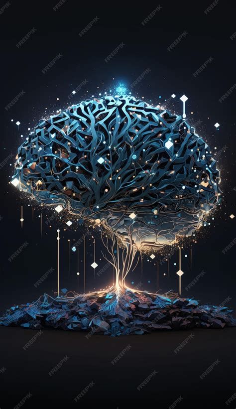 Premium Photo Ai Technology Neural Network Background Imagegenerative Ai