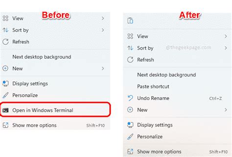 Cara Menghapus Opsi Buka Di Terminal Windows Dari Menu Konteks Klik