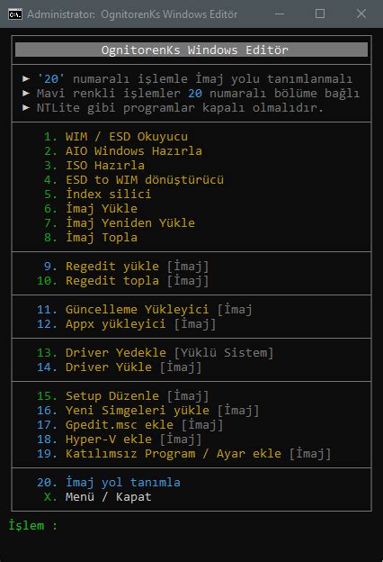 OgnitorenKs OgnitorenKs Toolbox Windows Yardımcısı