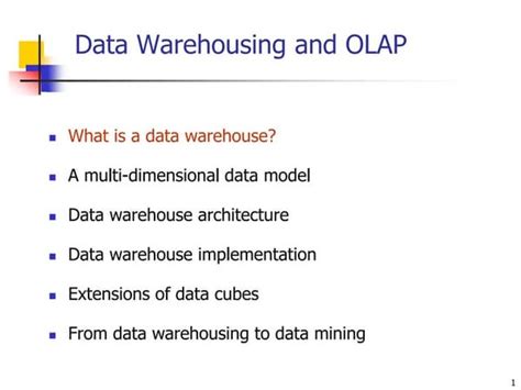 Multi Dimensional Data Model
