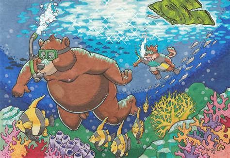 Rule 34 2023 Ambient Sealife Anthro Bear Bottomwear Brown Body Canid