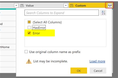 Exception Reporting In Power Query And Power Bi Part 2 Catching Error Rows For All Columns In
