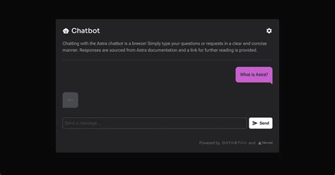 Ragbot Starter — An Astra Db And Openai Chatbot Vercel Ragbot Starter — An Astra Db And Openai Chatbot Vercel