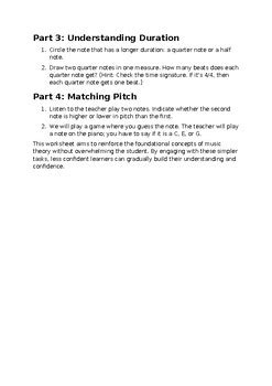 Gr 6 Beginner Music Theory Sheet By NotAMusicTeacher TPT