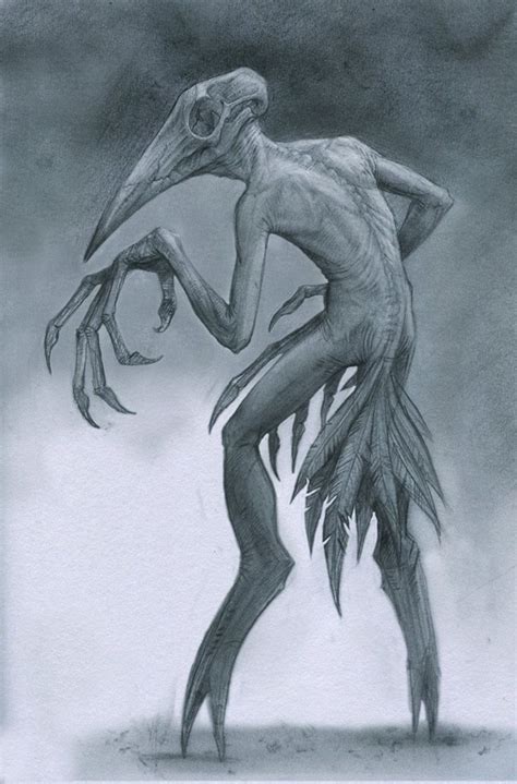 Artstation Drawings Monster Drawing Creepy Drawings Scary Art