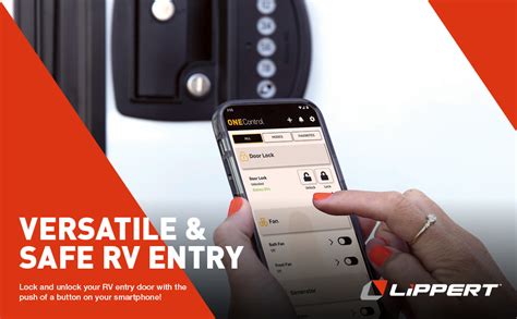 Amazon Com Lippert Keyless RV Door Lock With Bluetooth Left Green Red Automotive