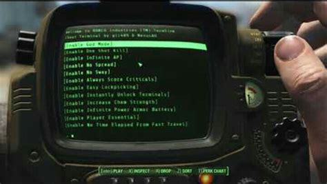 Mod 3 Fallout 4 Cheat Terminal Fallout ESP Amino