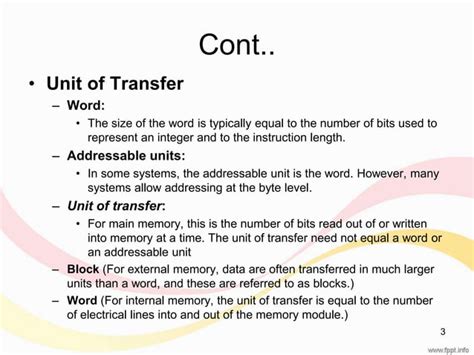 Chapter 8 Computer Memory System Overview Ppt