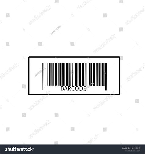 Bar Code Bar Code Machine Readable Stock Vector Royalty Free 2109358235