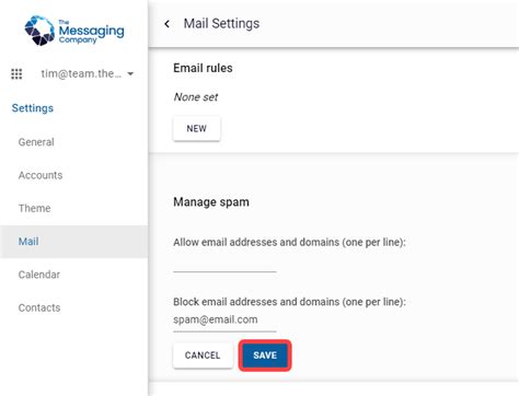 Managing Spam In Webmail The Messaging Company