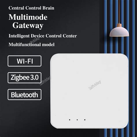 Tuya Zigbee Hub Smart Gateway Wi Fi Bluetooth Mesh Muti Mode Wireless Bridge For Smart Home Var