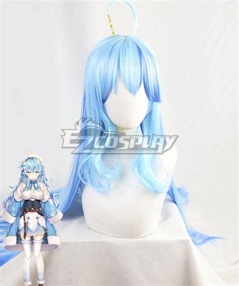Hololive Youtuber Vtuber Yukihana Lamy Blue Cosplay Wig