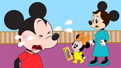 Mickey Mouse Crying And Mother Mouse Calms Him Mickey Mouse