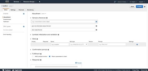 Getting Started With Building Chatbots Using Aws Lex And Nodejs